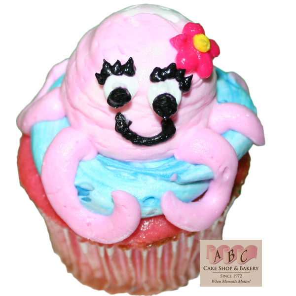 (1558) Octopus Cupcake - ABC Cake Shop & Bakery