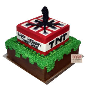 (1776) Minecraft TNT Birthday Cake - ABC Cake Shop & Bakery