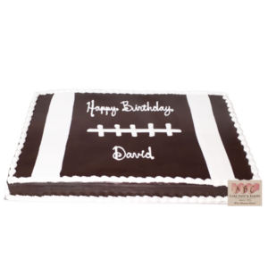 (1992) Football Sheet Cake - ABC Cake Shop & Bakery