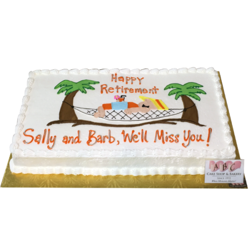 (1888) Retirement Cake - ABC Cake Shop & Bakery