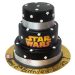 (2197) 3 Tier Star Wars Cake - ABC Cake Shop & Bakery